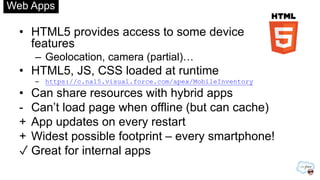 Salesforce Mobile architecture introduction | PPT
