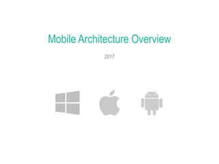 Mobile architecture overview | PPT