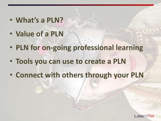 The Value of a Professional Learning Network (PLN) | PPTX | Internet ...