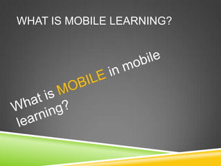 Mobile assisted language learning (mall) | PPTX
