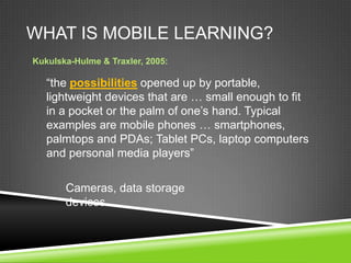 Mobile assisted language learning (mall) | PPTX