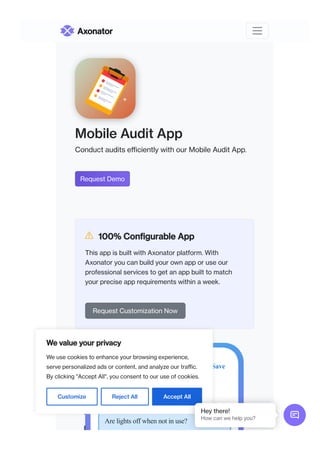 Conduct audits efficiently with our Mobile Audit App. | PDF