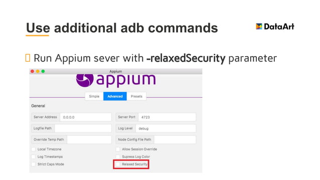 A. Sirota "Building an Automation Solution based on Appium" | PPT