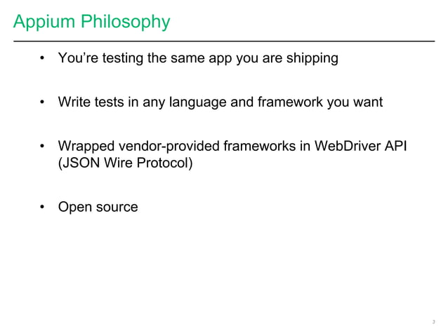 Mobile Automation Using Appium - vodQA Bangalore 2015 | PPTX ...