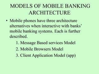 Mobile banking | PPTX