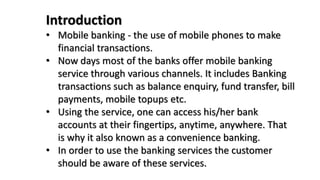 Mobile Banking | PPTX