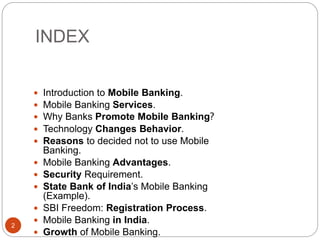 Mobile banking | PPTX