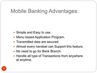 Mobile banking | PPTX