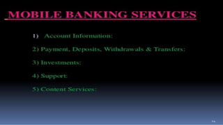Mobile banking | PPTX