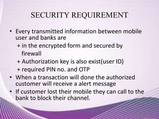 Mobile banking | PPTX