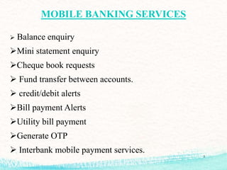 Mobile banking | PPTX