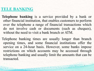 Mobile banking | PPTX