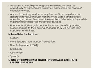 Mobile banking adoption | PPT
