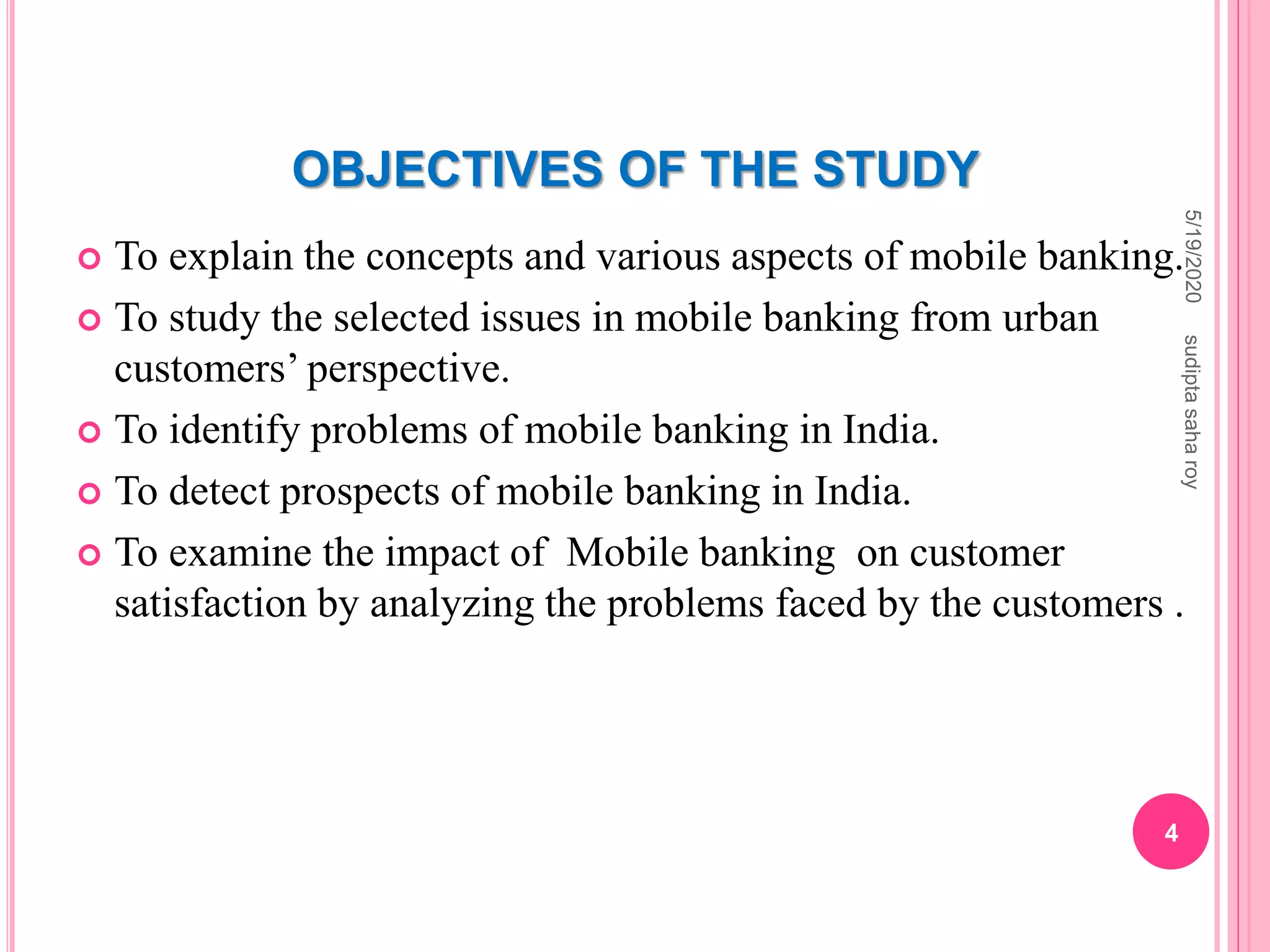 Mobile banking in india | PPT