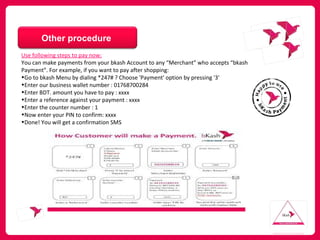 Mobile banking of bkash in Bangladesh | PPT