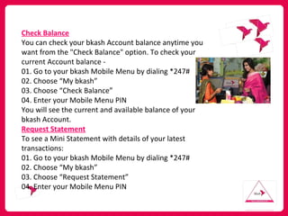 Mobile banking of bkash in Bangladesh | PPT