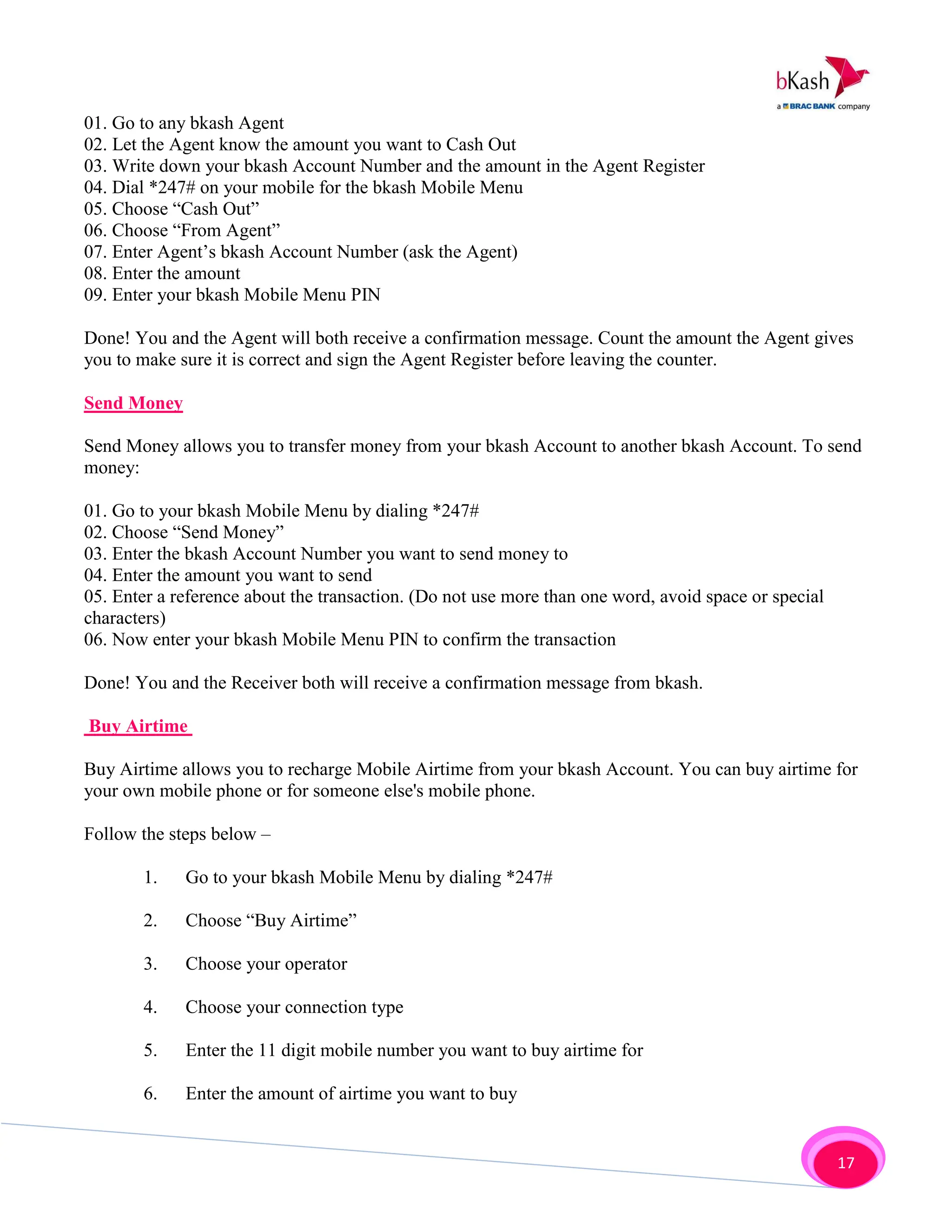 Mobile banking of bkash in Bangladesh.doc