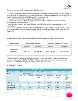 Mobile banking of bkash in Bangladesh.doc