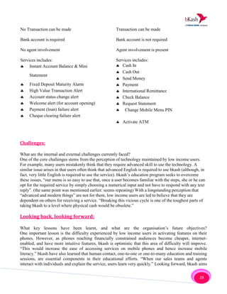 Mobile banking of bkash in Bangladesh.doc