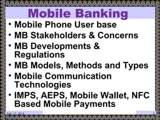 Mobile banking & payment | PPT