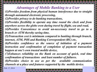 Mobile banking & payment | PPT | Phone Services | Home Utilities