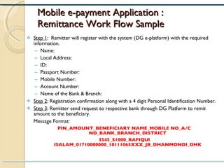 Mobile Banking & Remittance Services | PPT