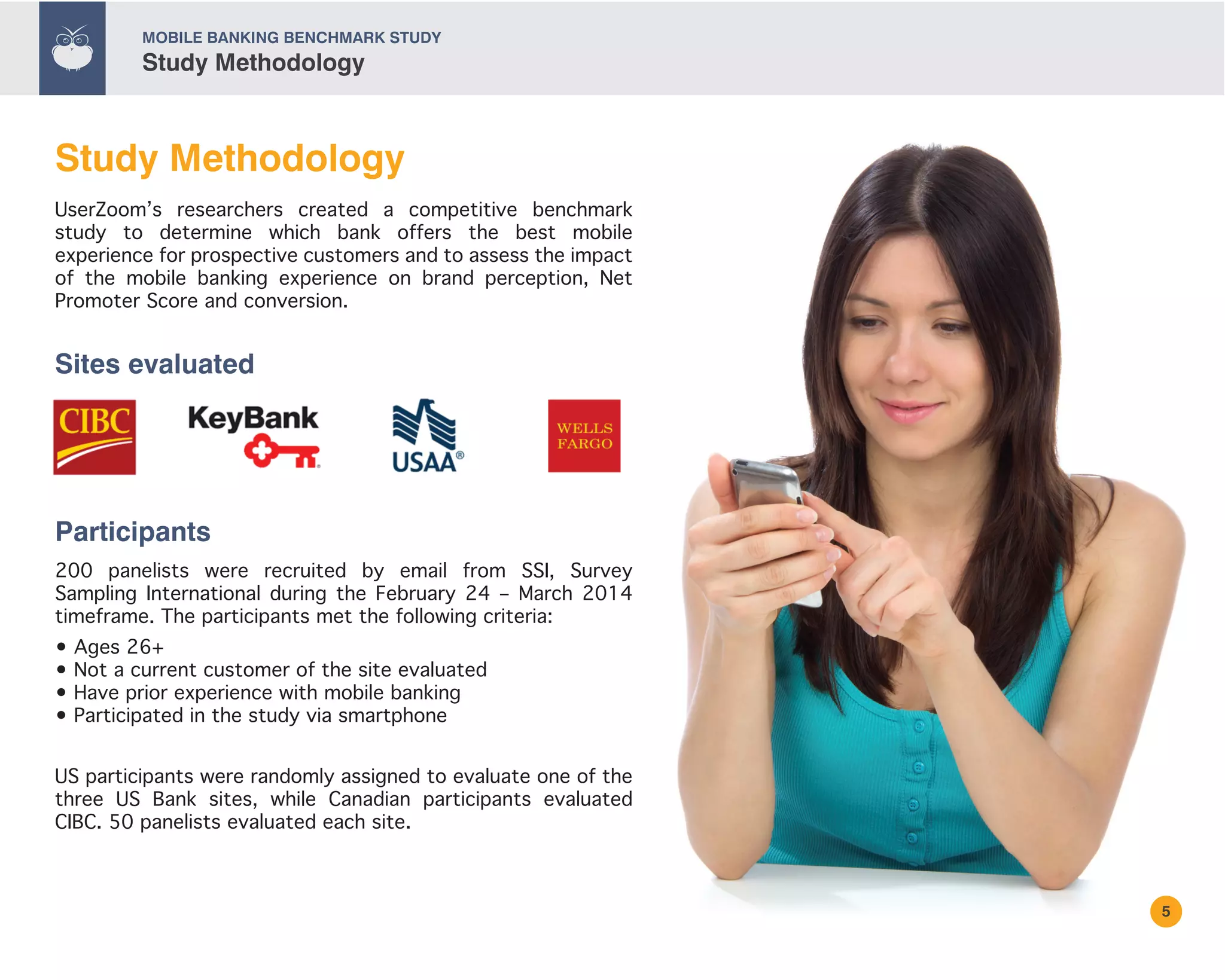 Quick Look - Mobile Banking UX Benchmark Study | UserZoom | PDF