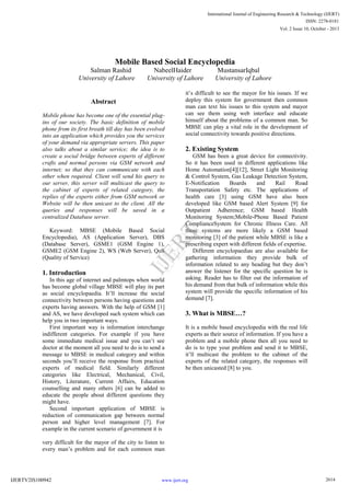 Mobile based social encyclopedia | PDF