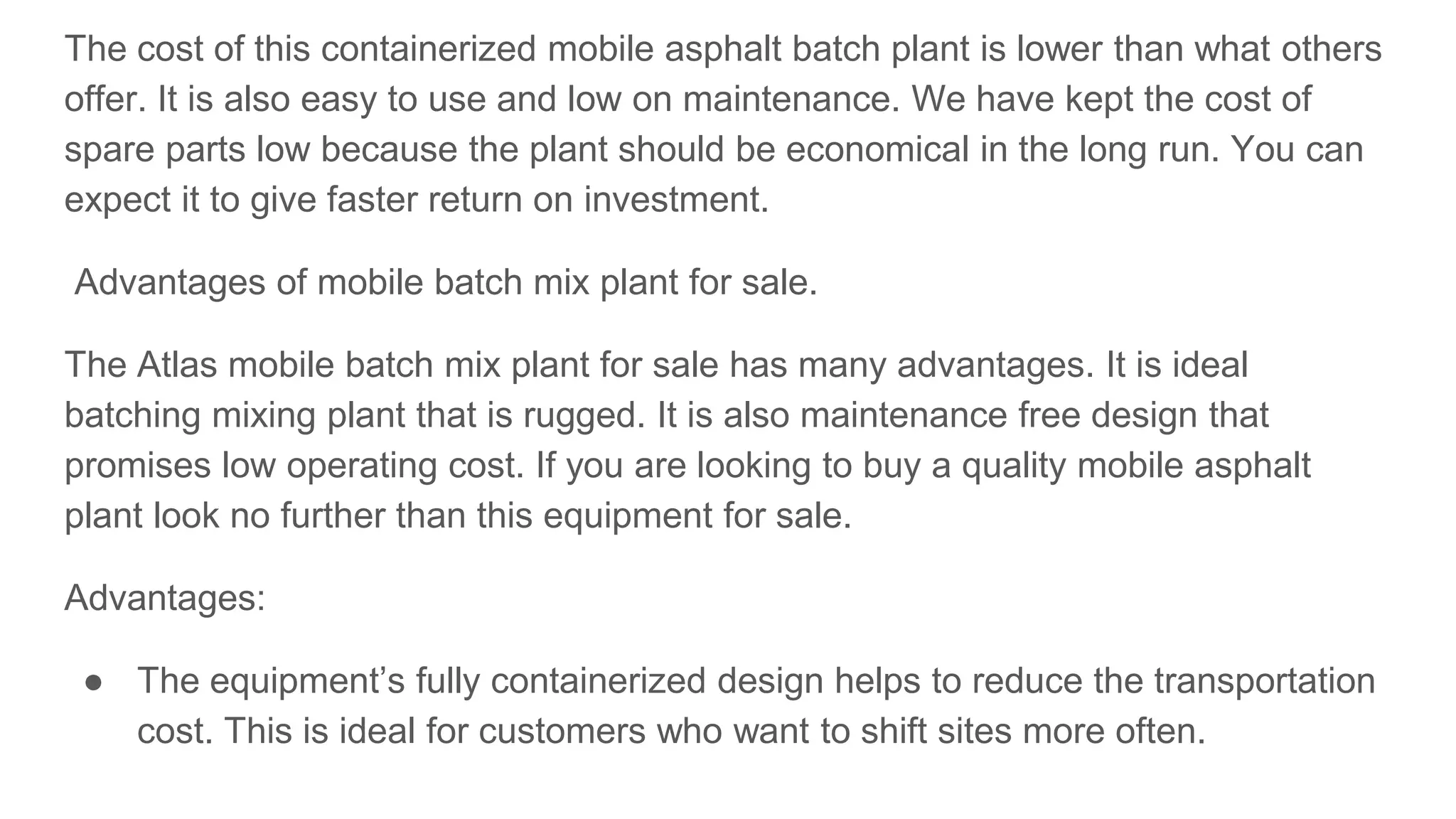 Mobile batch mix plant and asphalt mixing plant | PPT