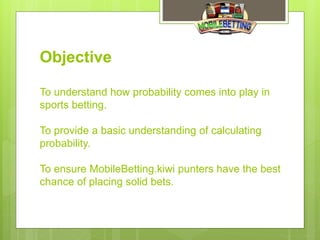 Sportsbetting tips-understanding probability | PPTX