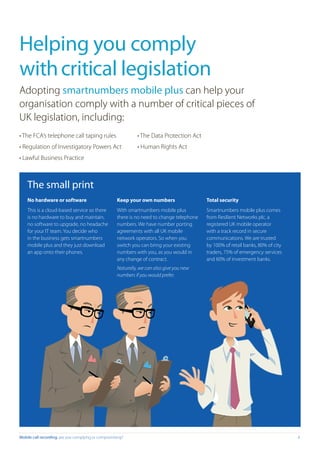 smart guide to compliant call recording | PDF