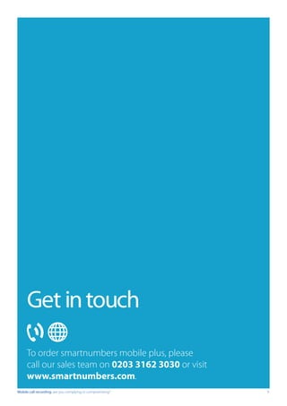 smart guide to compliant call recording | PDF