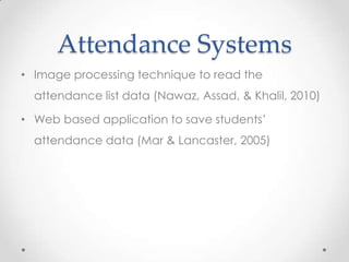 Design of students’ attendance system based on mobile indoor location | PPT