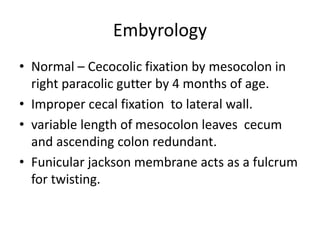 Mobile cecum syndrome | PPTX