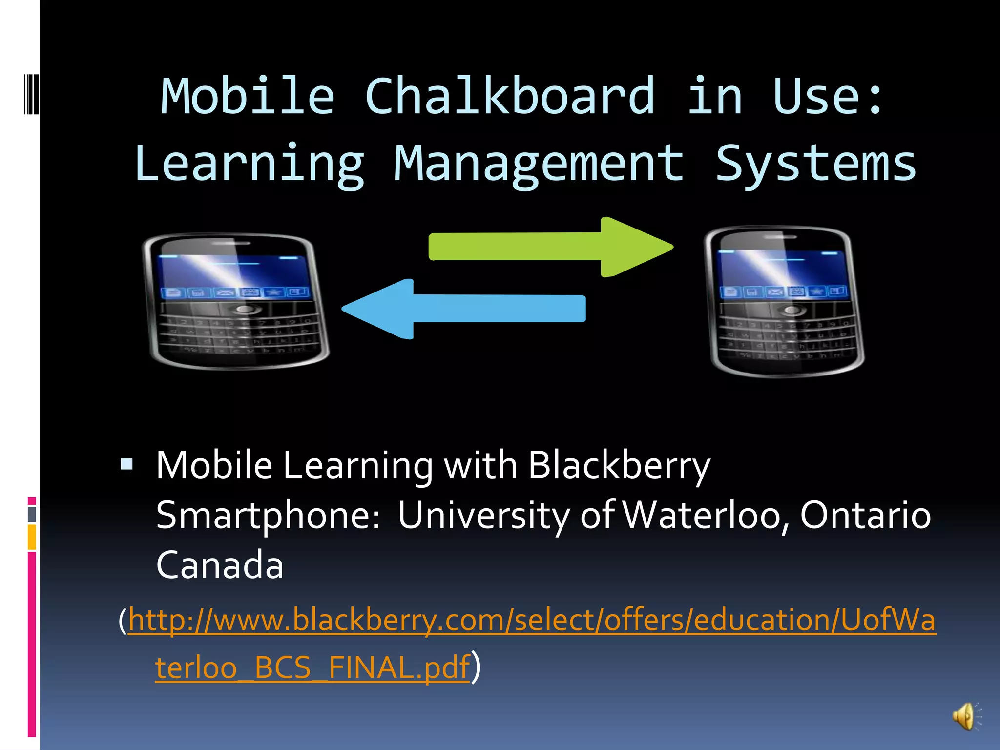 Mobile Chalkboard Presentation 8841 | PPTX