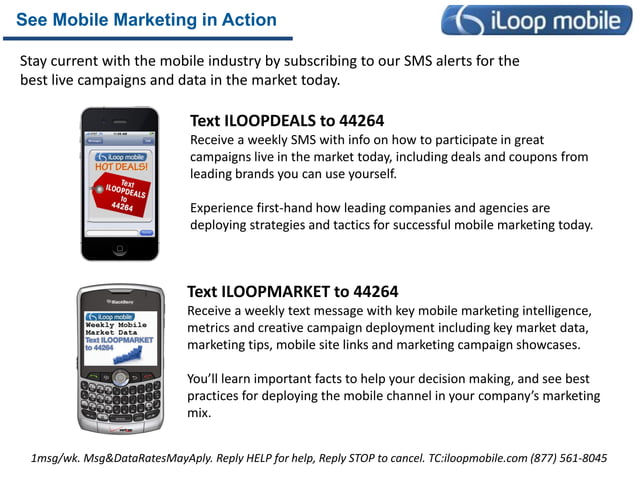 Product: iLoop Mobile channels | PPT