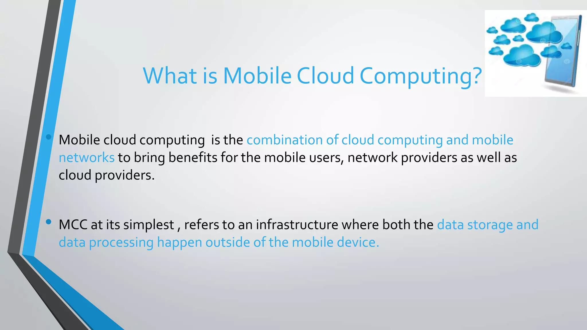 Mobile cloud Computing | PPTX
