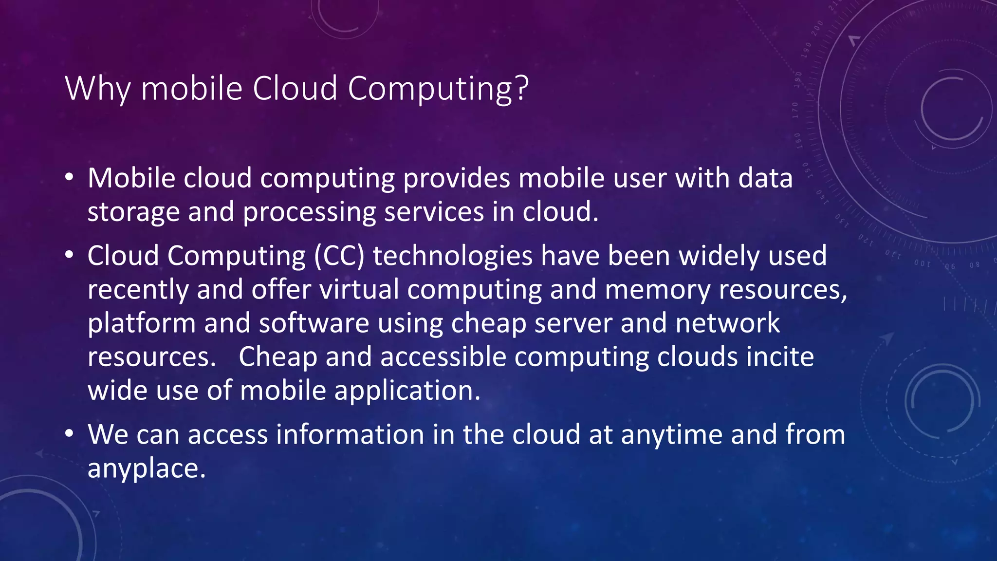Mobile cloud computing | PPTX