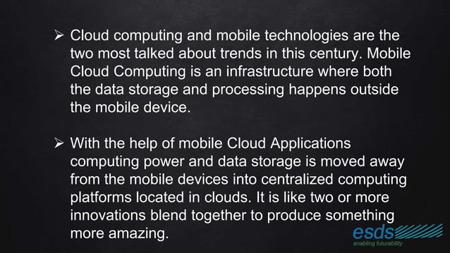 Mobile Cloud Computing : The Upcoming Trend ! | PPT Mobile Cloud Computing : The Upcoming Trend ! | PPT