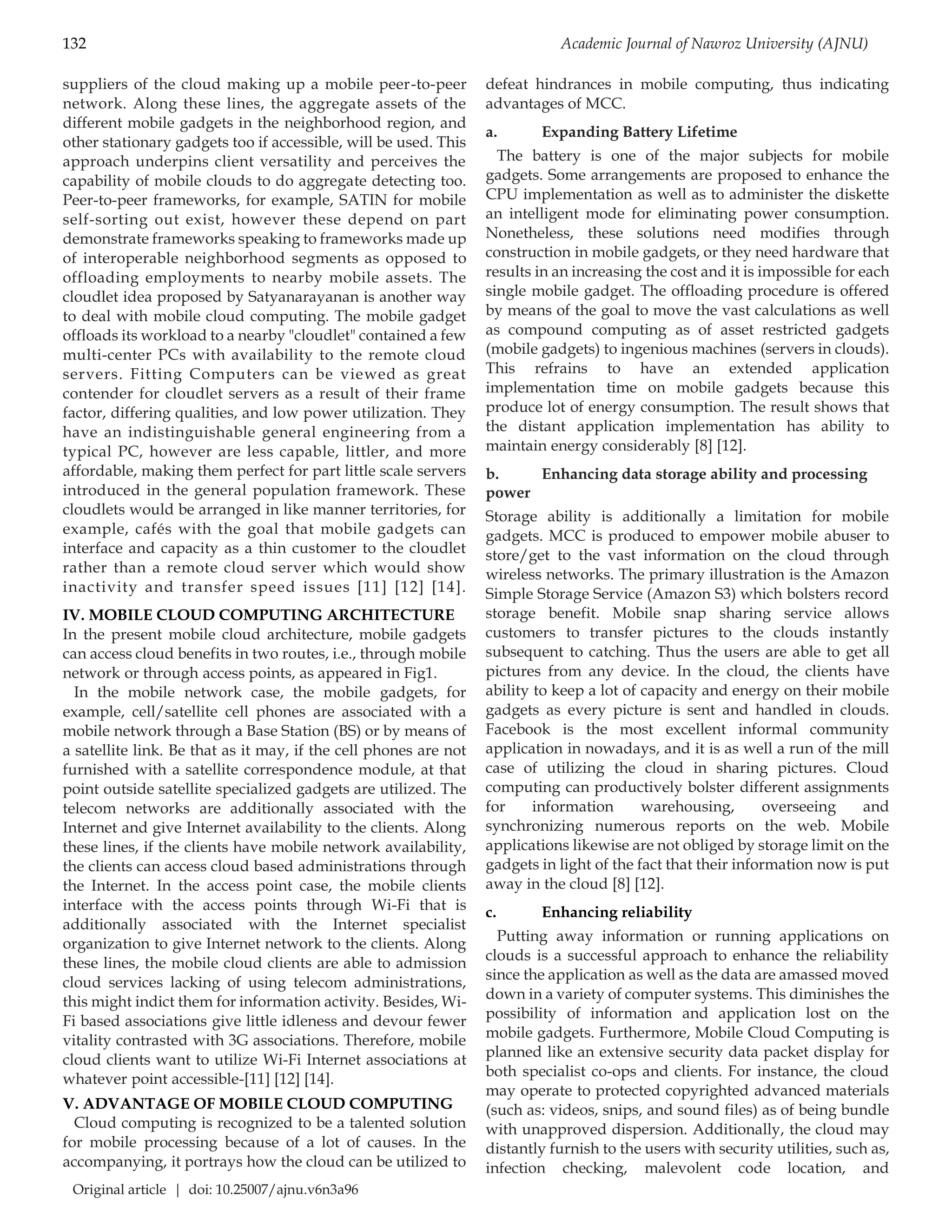 Mobile Cloud Computing Pdf