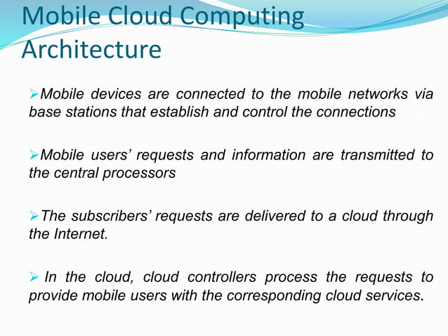 Mobile Cloud Computing by FuGenX | PPT