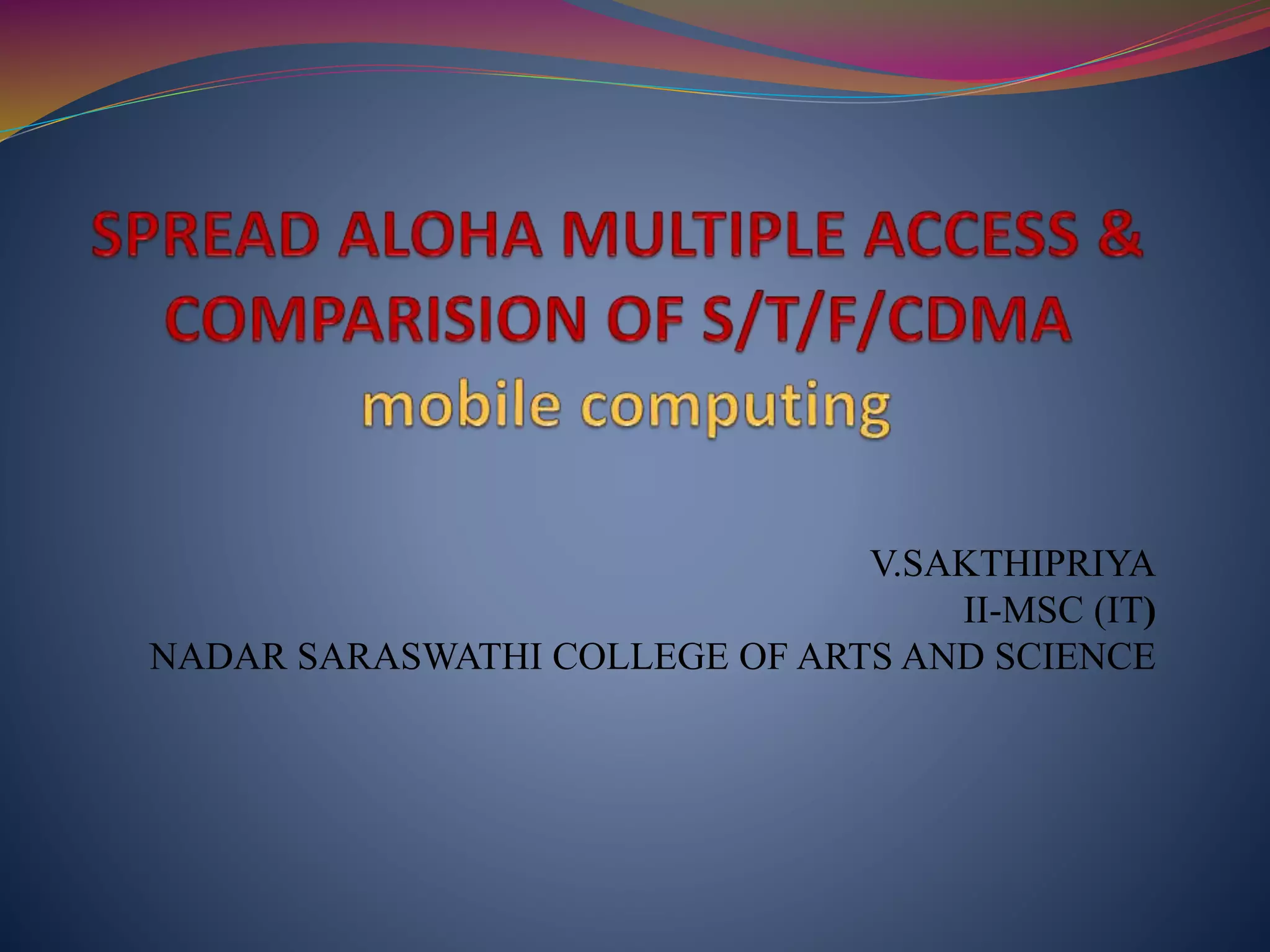 Mobile computing | PPT