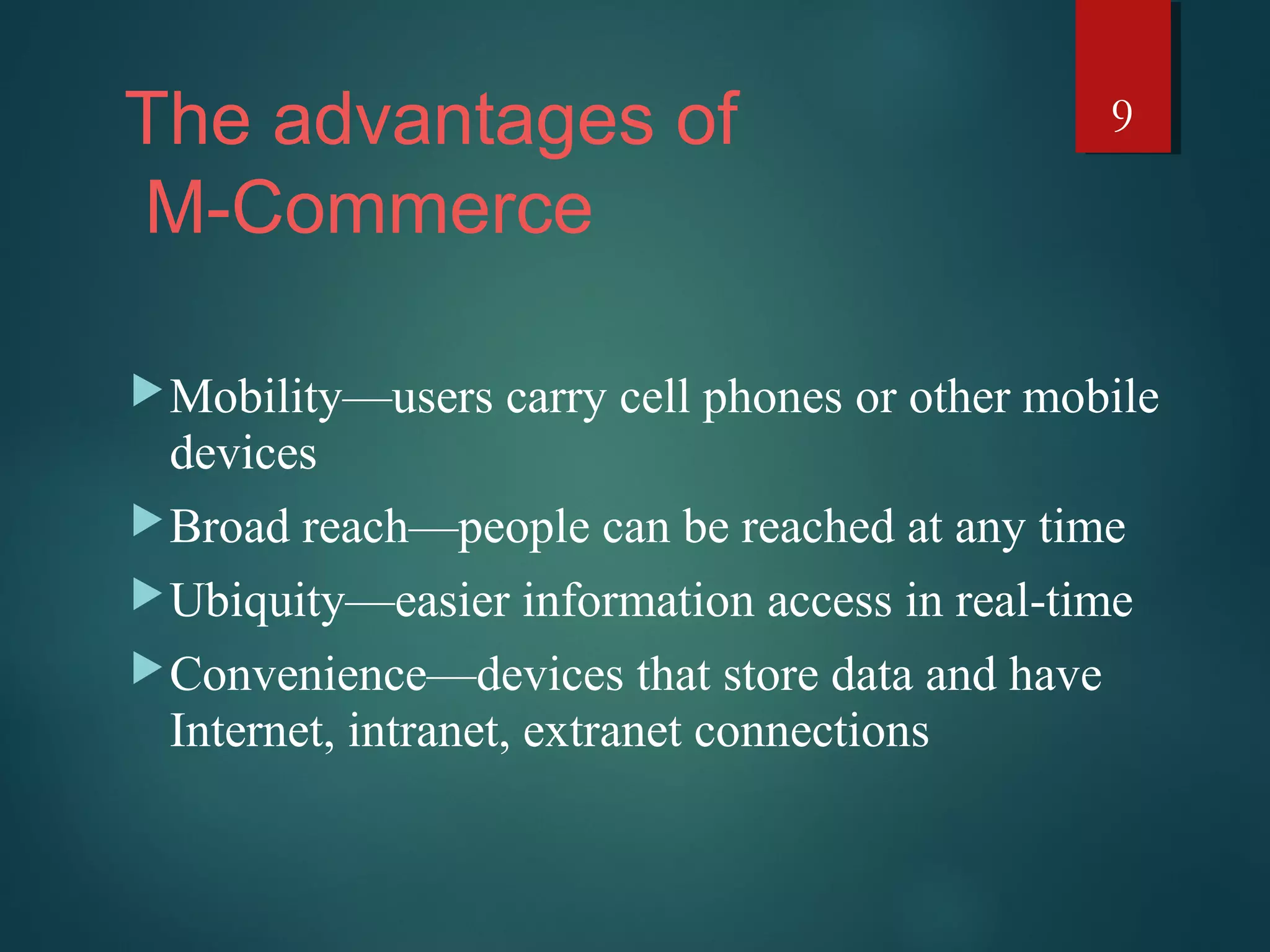 Mobile commerce | PPT