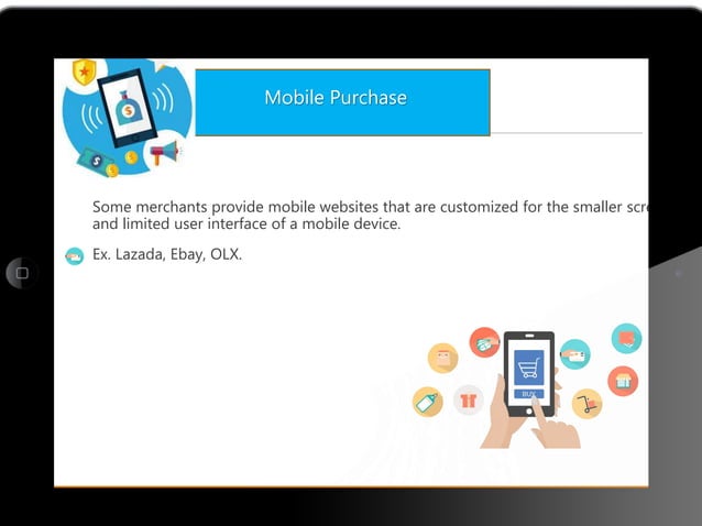 Mobile commerce | PPTX | Smartphones | Consumer Electronics