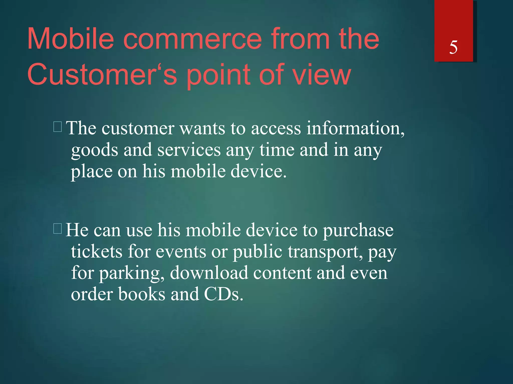 Mobile Commerce | PPTX