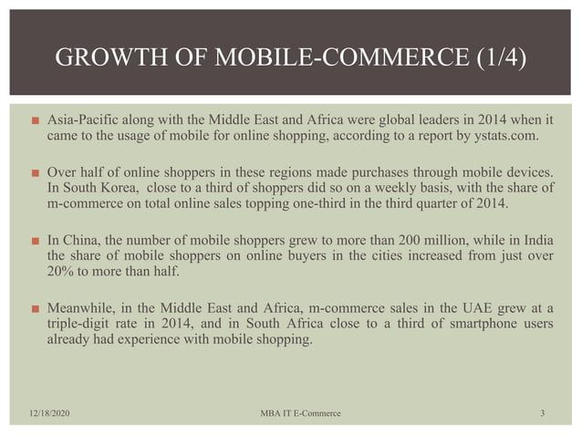 Mobile commerce | PPT