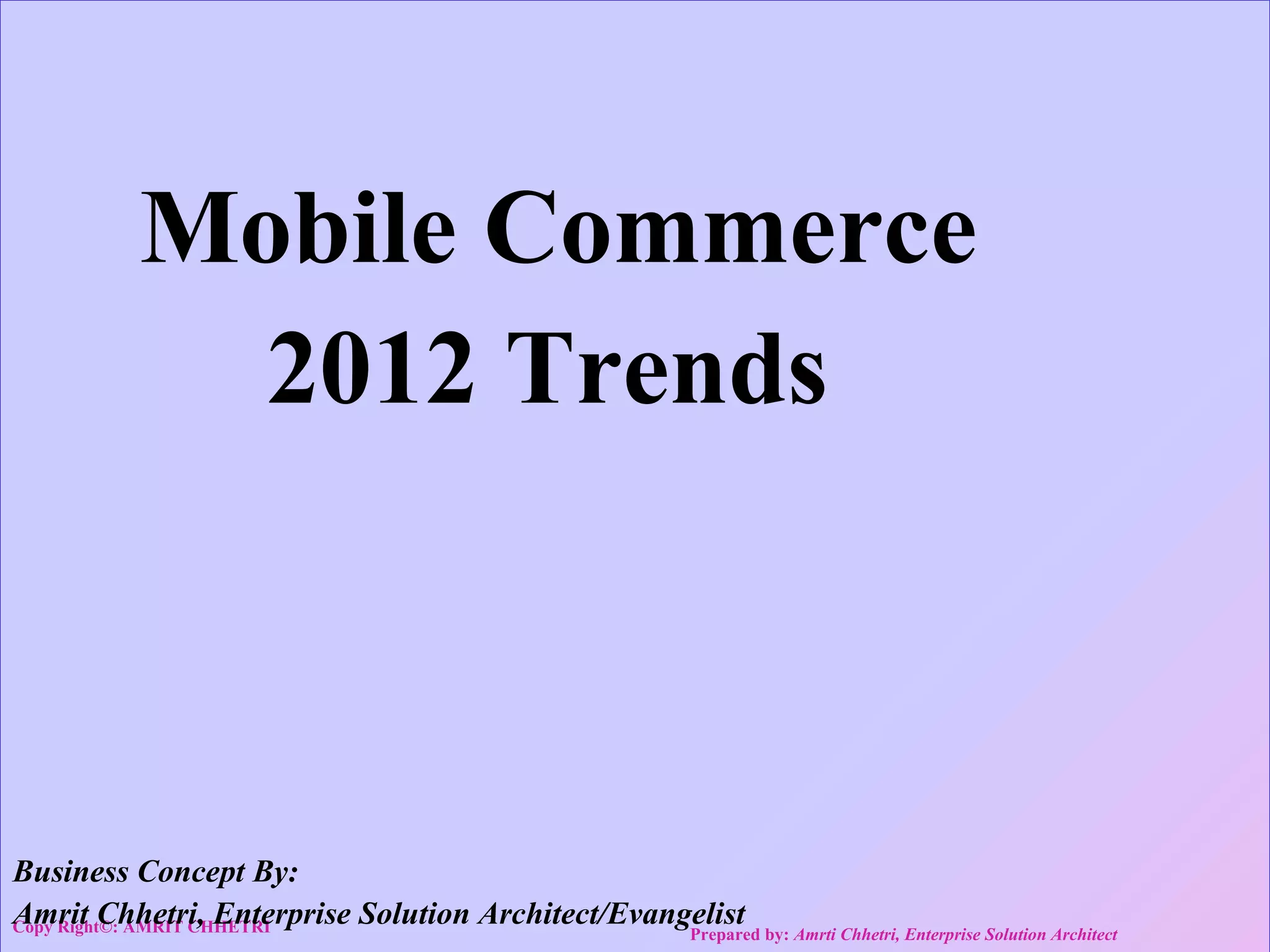 Mobile commerce | PPT