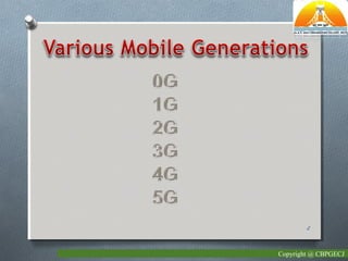 Mobile Communication Generation | PPT