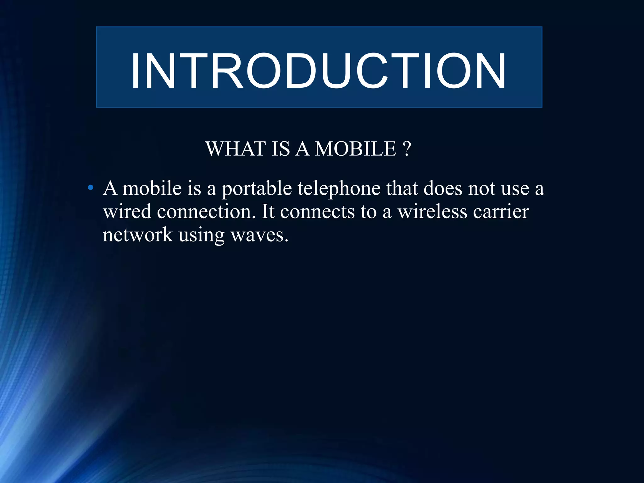 Mobile communication | PPTX