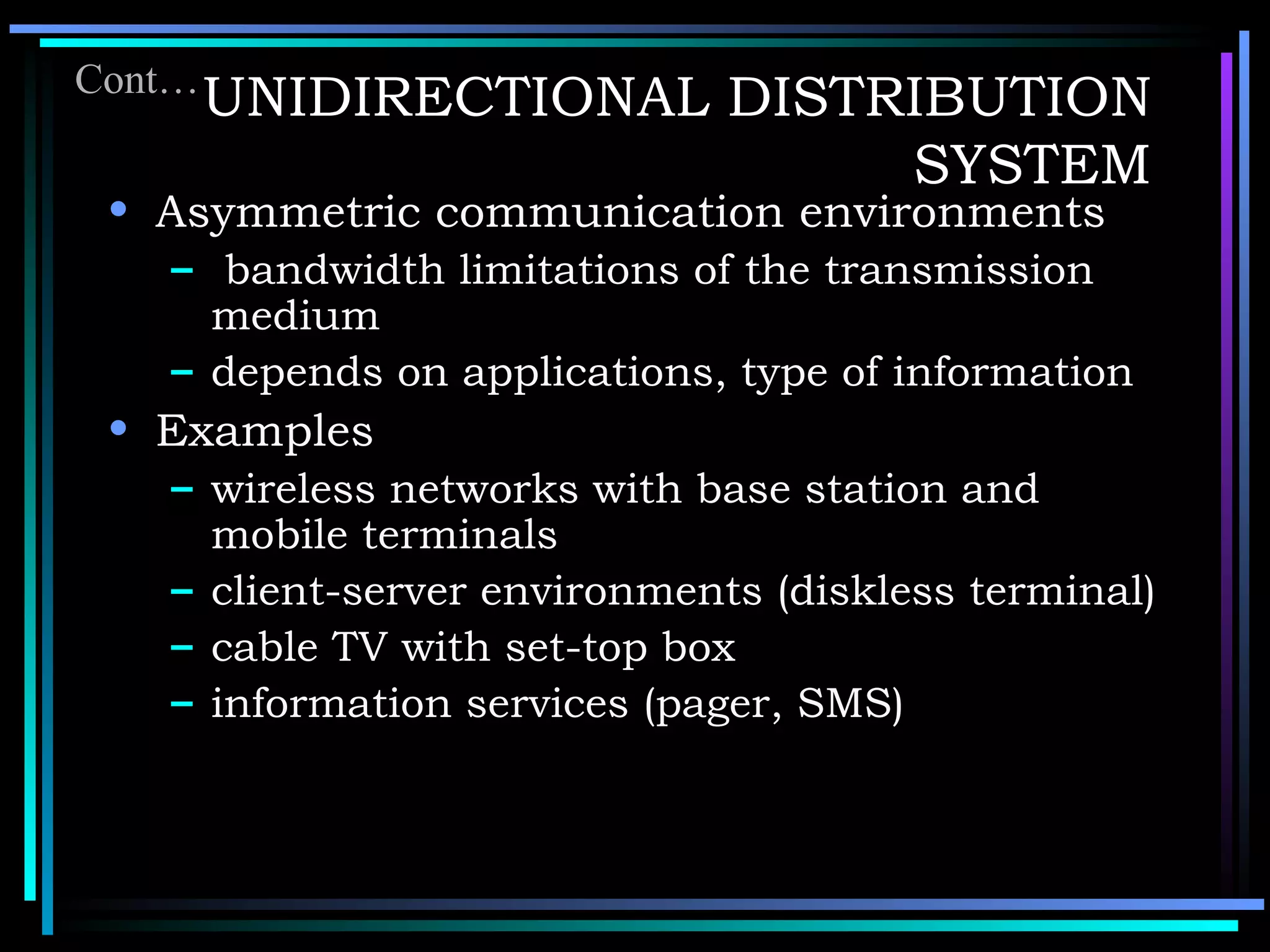 Mobile Communication Broadcast System Jochen Schiller | PPT